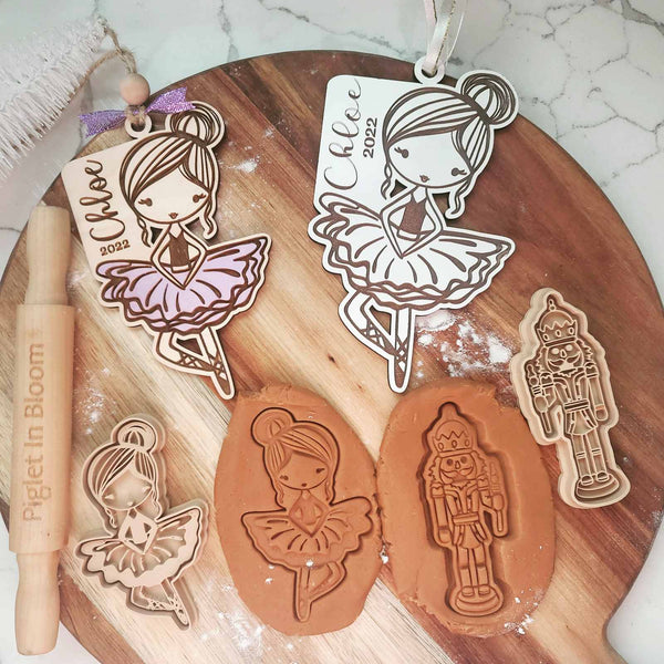 3D printed Nutcracker dough stamper, Eco Cutter – PigletInBloom